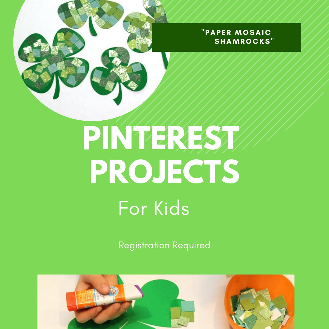 March Pinterest Projects For Kids Calendar – Batesville Memorial Public ...