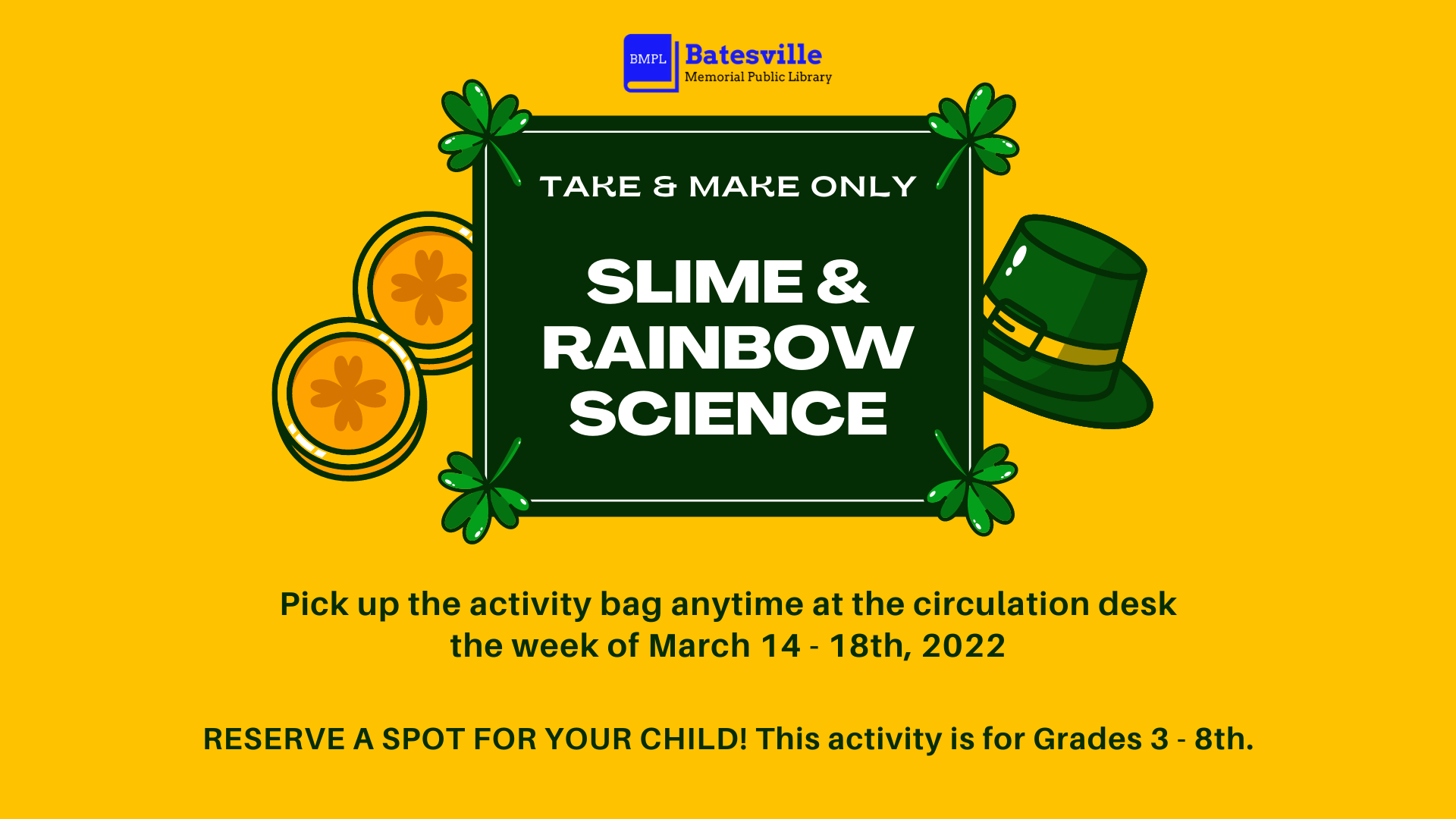 Slime & Rainbow Science TAKE AND MAKE_TV_MARCH 2022 – Batesville ...
