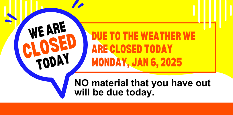 closed today – Batesville Memorial Public Library